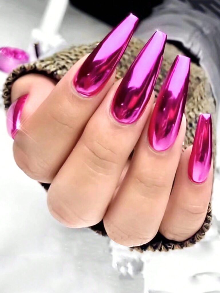 64 Chrome Nail Designs: Glitter, Short Styles & More For 2025 - CCKOnline