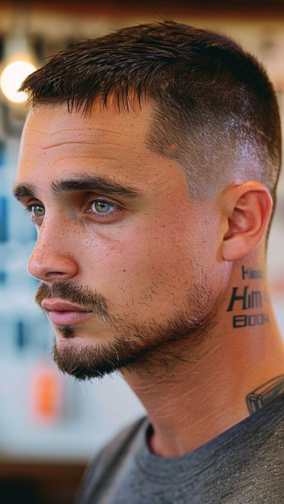 134 Best Crew Cut Haircuts For Men 2025: Cool Styles With Fades, Short ...