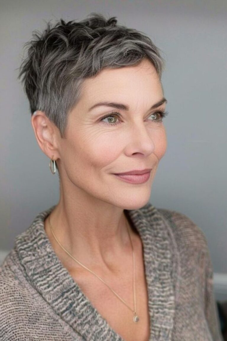 77 Pixie Hairstyles For Women Over 50: Low Maintenance, Fringe, And Choppy Cuts - CCKOnline