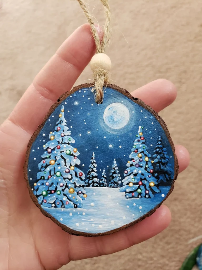 86 Easy Ornament Painting Ideas For Kids, Couples, And Aesthetic ...