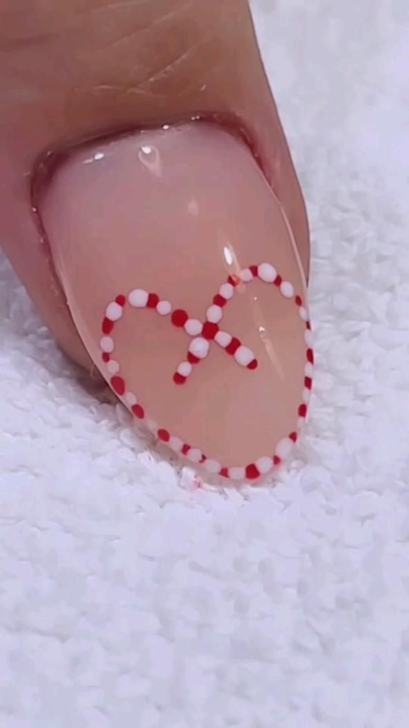 104 Festive Candy Cane Nails Designs: Acrylic, Short And French Tips - CCKOnline