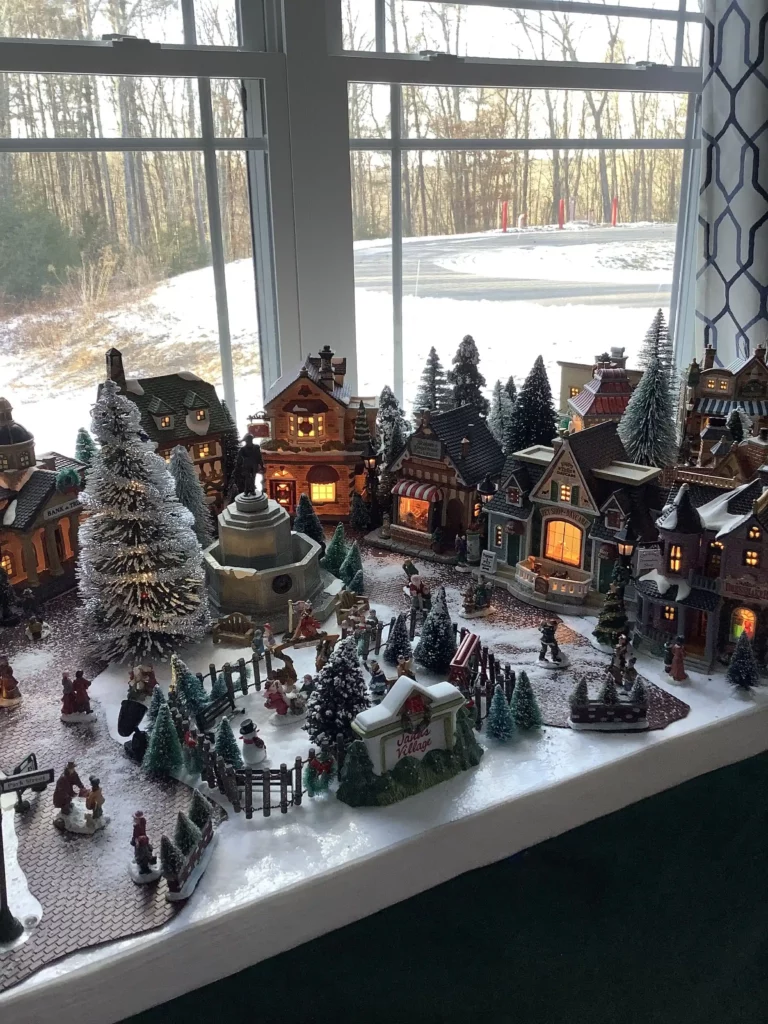 45 Stunning DIY Christmas Village Display Ideas For Every Space - CCKOnline