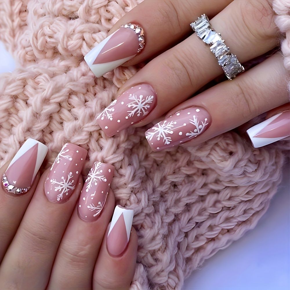 121 Stunning Snowflake Nails: Easy, Acrylic, And Perfect For Winter Looks - CCKOnline