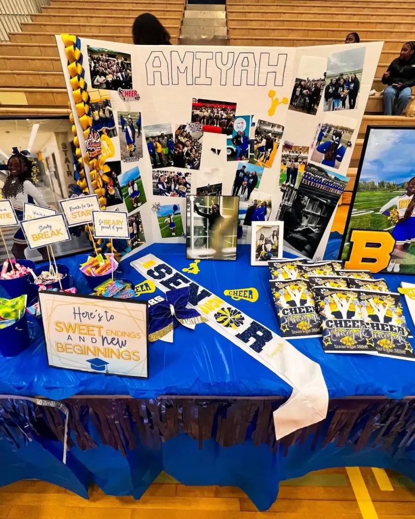 56+ Senior Display Table Ideas For 2025 – Simple, Sports And Cheer ...