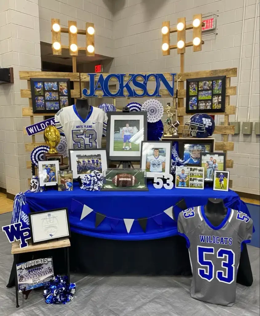 56+ Senior Display Table Ideas For 2025 – Simple, Sports And Cheer ...