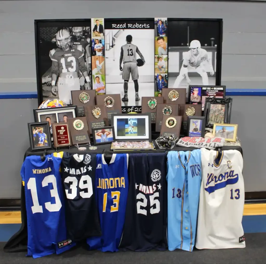 56+ Senior Display Table Ideas For 2025 – Simple, Sports And Cheer ...
