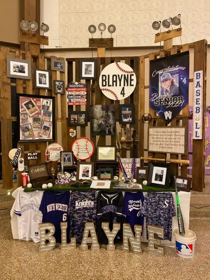 56+ Senior Display Table Ideas For 2025 – Simple, Sports And Cheer ...
